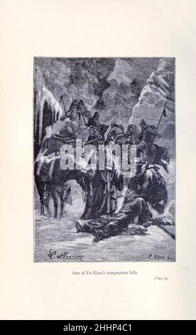 Faxian, Fa-Hien, Fa-hsien, Sehi, Chinese Buddhist monk at ruins of ...