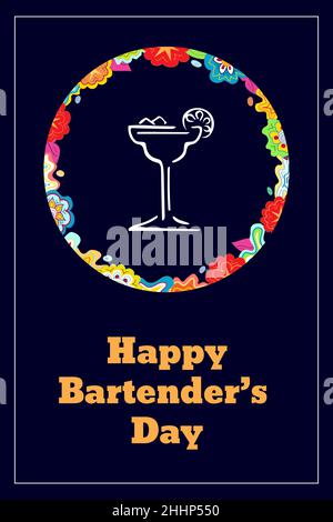 Hand drawn doodle style wreath with yellow peony flower polygonal ...