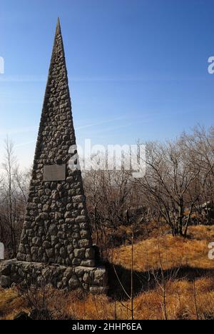 Gorizia, Italy - Stone monument of the Fascist Era dedicated to the ...