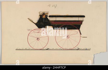 Design for Wagonette or Omnibus, no. 127 1923 by Brewster & Co Stock ...