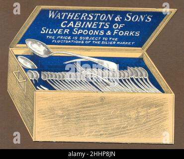 Die cut folding chromolithographed advertisement for McCormick ...