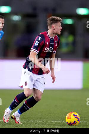 Mattias Svanberg of Bologna during the Serie A match at Stadio Grande ...