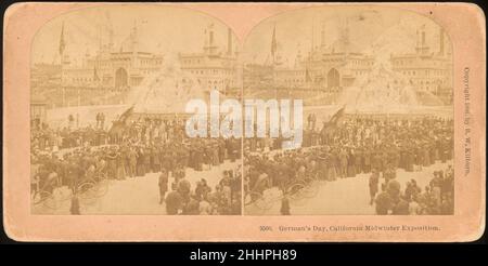 German's Day, California Midwinter Exposition, Kilburn Brothers, 1850s ...