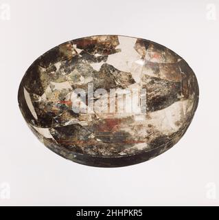 Glass bowl with painted decoration 3rd century B.C. Greek Colorless ...
