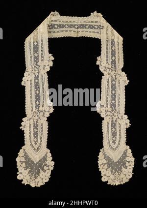 Head and shoulders detail, with a fine lace neck ruff, of Elizabethan ...