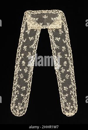 This lappet is a historical textile accessory in the MET collection ...
