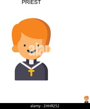 Priest Pastor Pictogram Stock Vector Image & Art - Alamy