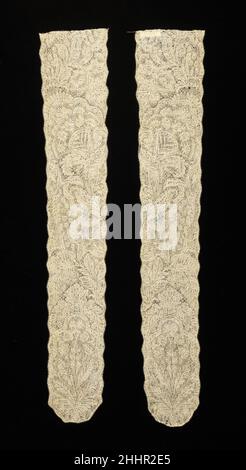 This lappet is a historical textile accessory in the MET collection ...