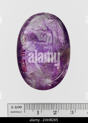 Amethyst oval, Late Hellenistic or Augustan, 1st century B.C.–1st ...