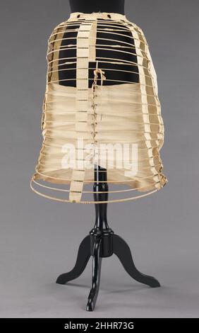 This bustle is a 19th-century garment accessory used to add volume to ...