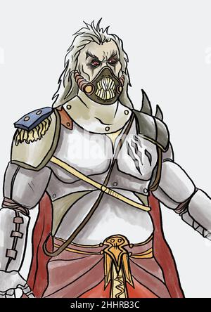 post apocalyptic cyborg character Stock Photo - Alamy