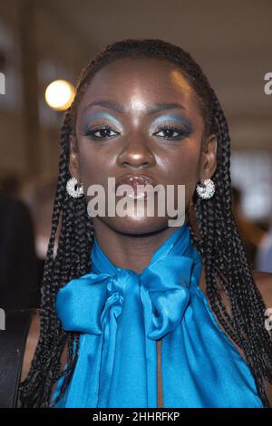 Ildjima aka. Queen Toide attending the Alexandre Vauthier Haute Couture ...