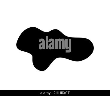 Flat design amoeba liquid banners isolated on white background. Vector ...