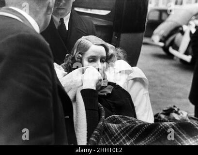 Unity Mitford arrives in Folkestone from Germany 3rd January 1940 ...