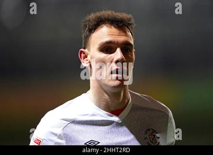 Luton Town's Kal Naismith during the Sky Bet League One match at ...