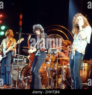 Led Zeppelin on stage circa 1970's Credit: Jeffrey Mayer / Rock ...