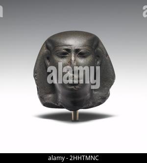 Head of King Amasis, reworked for a non-royal individual. Dimensions: h ...