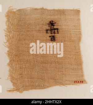 Linen mark (Type IV) ca. 1961–1917 B.C. Middle Kingdom. Linen mark ...