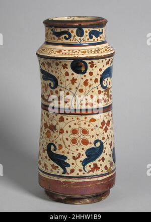 Pharmacy Jar second half 15th century Spanish. Pharmacy Jar 468525 Stock Photo - Alamy
