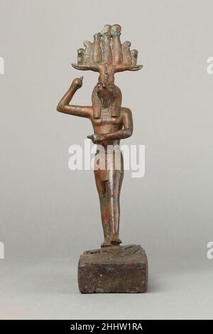 Statue of the god Horus in the form of a falcon, statue of Hor-Behdeti ...