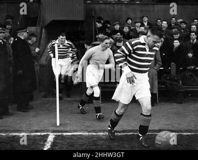 Jock Shaw leads out the Rangers team, followed by Dawson before the ...