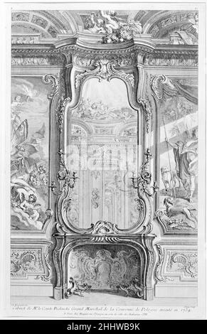 An 18th-century Rococo design by Juste-Aurèle Meissonnier for a five ...