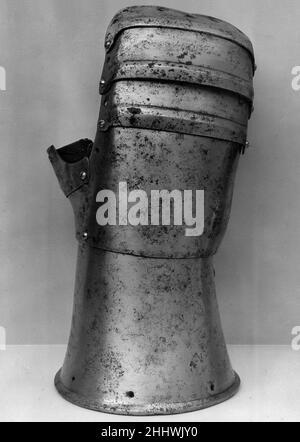 Bridle Gauntlet, 16th century, German, Steel, L. 13 in. (33 cm), Armor ...