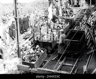 Mining Subsidence as Knockshinnock Castle Colliery Pit head prayers as ...