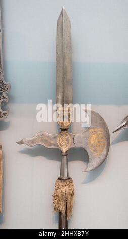 Halberd of the Swiss Guard of Johann Georg II of Saxony (reigned 1656 ...
