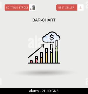 Chart icon, simple style Stock Vector Image & Art - Alamy