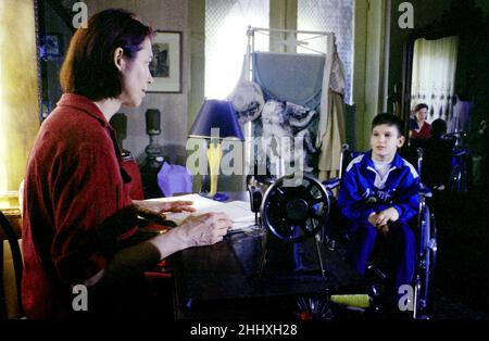 Romanian actor Tedy Necula during the filming of the movie "Noro" (2002 ...