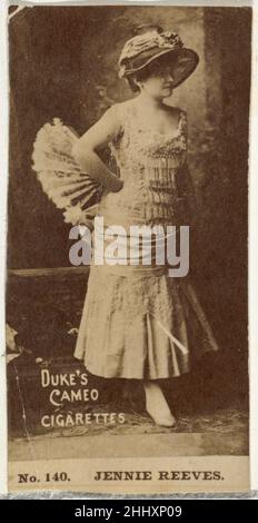 Card Number 140, Jennie Reeves, from the Actors and Actresses series ...