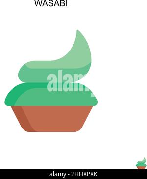 wasabi sauce delicious Stock Vector Image & Art - Alamy