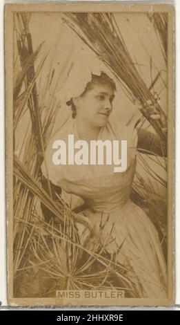 Miss Butler, from the Actors and Actresses series (N145-8) issued by ...