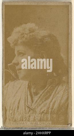 May Waldron, from the Actors and Actresses series (N45, Type 8) for ...