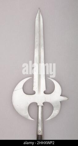 The halberd is a medieval and early modern pole weapon with a spear and ...