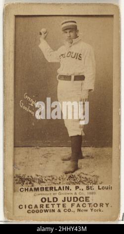 Elton P. "Ice Box" Chamberlain, Pitcher, St. Louis Browns, from the Old ...