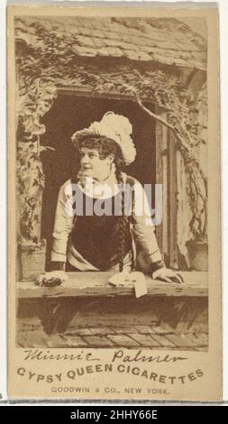 Minnie Palmer- American actress. A vintage theater image of Minnie ...