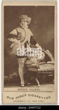 Minnie Palmer- American actress. A vintage theater image of Minnie ...