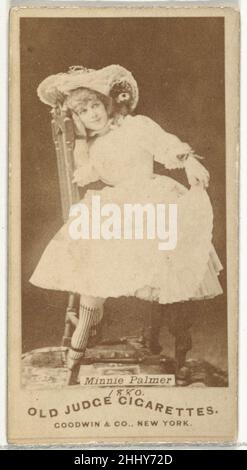 Minnie Palmer- American actress. A vintage theater image of Minnie ...