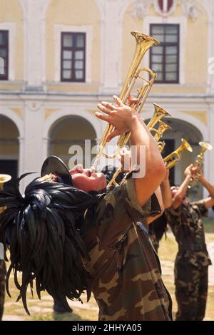 - Italian army, the Bersaglieri brass band of Garibaldi mechanized ...