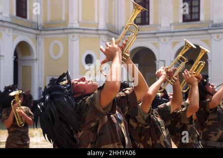 - Italian army, the Bersaglieri brass band of Garibaldi mechanized ...