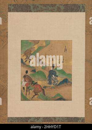 The 'Ise Monogatari' emaki is a Japanese narrative scroll painting ...