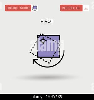 irrigation equipment line icon vector isolated illustration Stock ...