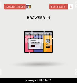 File-14 Simple vector icon Stock Vector Image & Art - Alamy