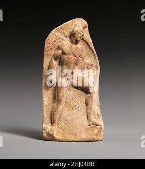 Terracotta relief depicting a warrior, 1st century B.C Stock Photo - Alamy