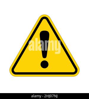 classic hazard warning alert attention danger sign in red white diamond ...