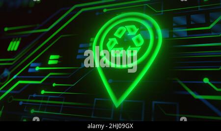 Green computing recycle cpu processor circuit board Stock Photo - Alamy