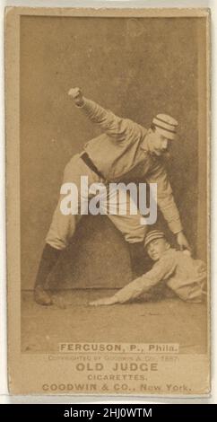 Charles J. "Charlie" Ferguson, Pitcher, Philadelphia, from the Old ...