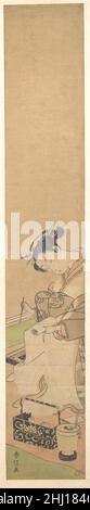 Japan: 'Woman Writing A Letter'. Ukiyo-e woodblock print from the ...